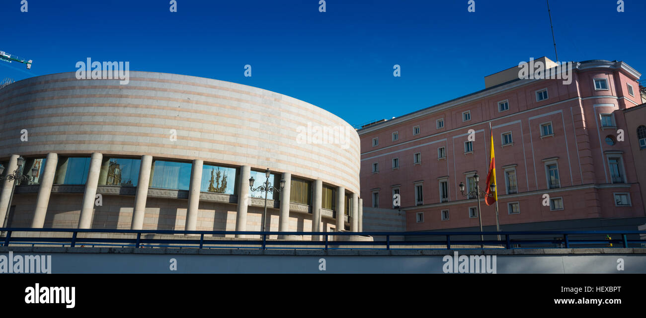 The Senate building, Edificio Senado, Madrid, Spain Stock Photo - Alamy