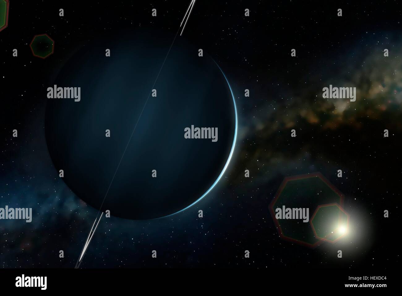 Uranus rings hi-res stock photography and images - Alamy