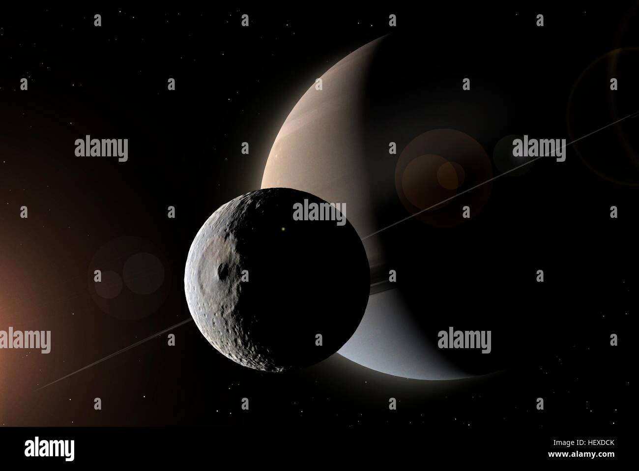 Saturn gas planet hi-res stock photography and images - Alamy