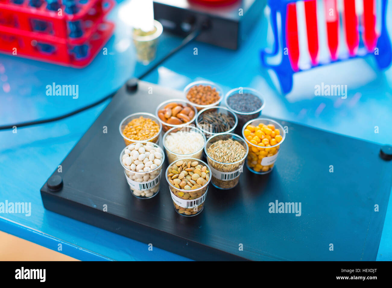Food samples in the laboratory Stock Photo - Alamy