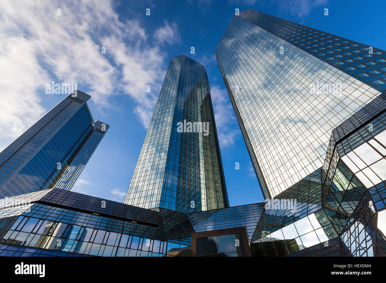 Modern skyscrapers, low angle view Stock Photo - Alamy