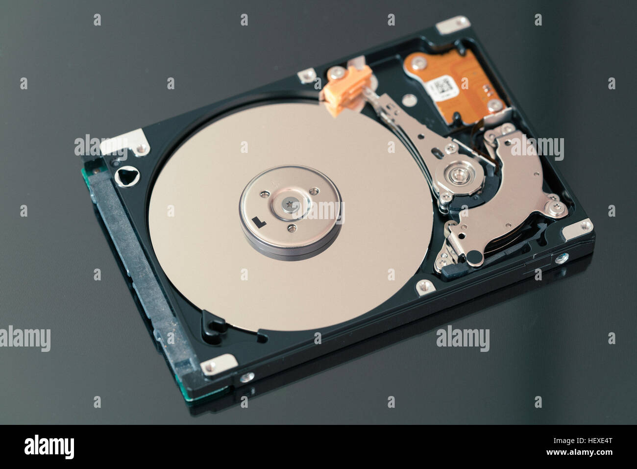 Open hard disc drive Stock Photo - Alamy