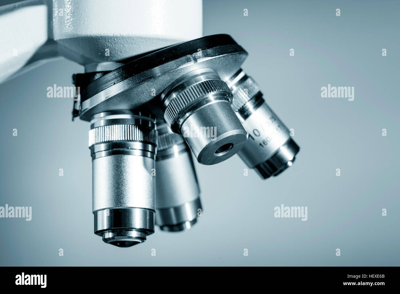 Laboratory microscope, close up Stock Photo - Alamy