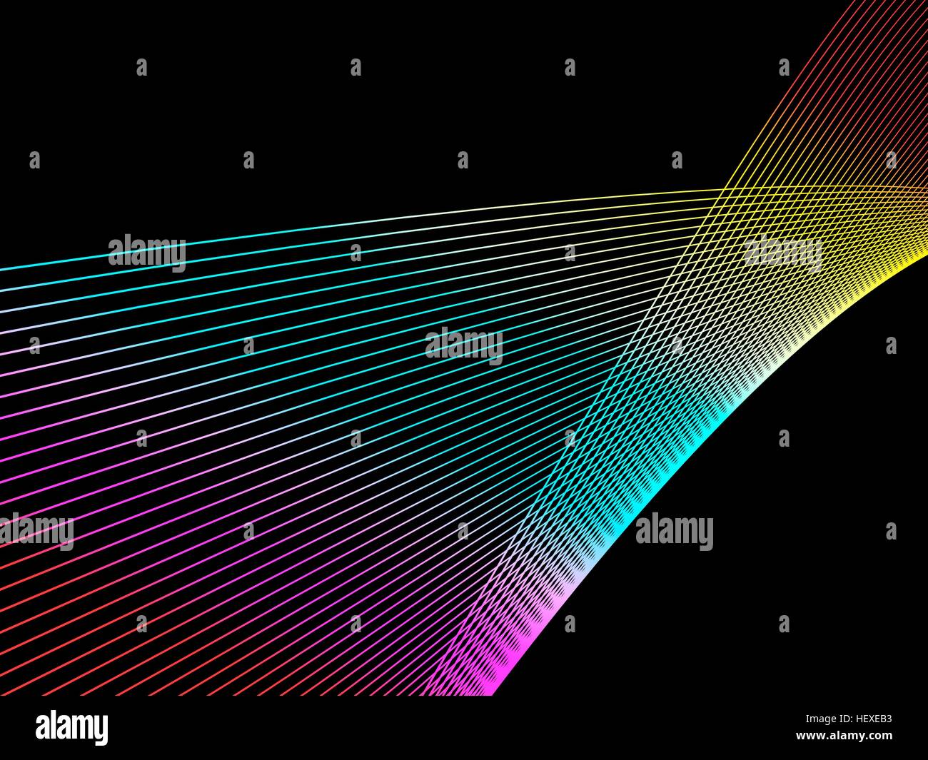 3 dimensional lines curve hi-res stock photography and images - Alamy