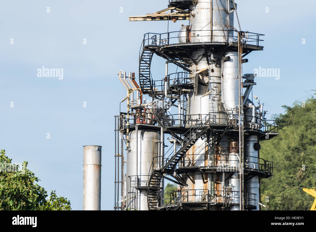 oil and gas processing plant Stock Photo - Alamy