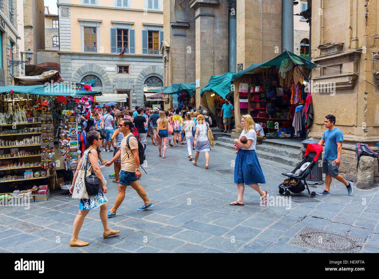 Mercato nuovo market in florence hi-res stock photography and images ...