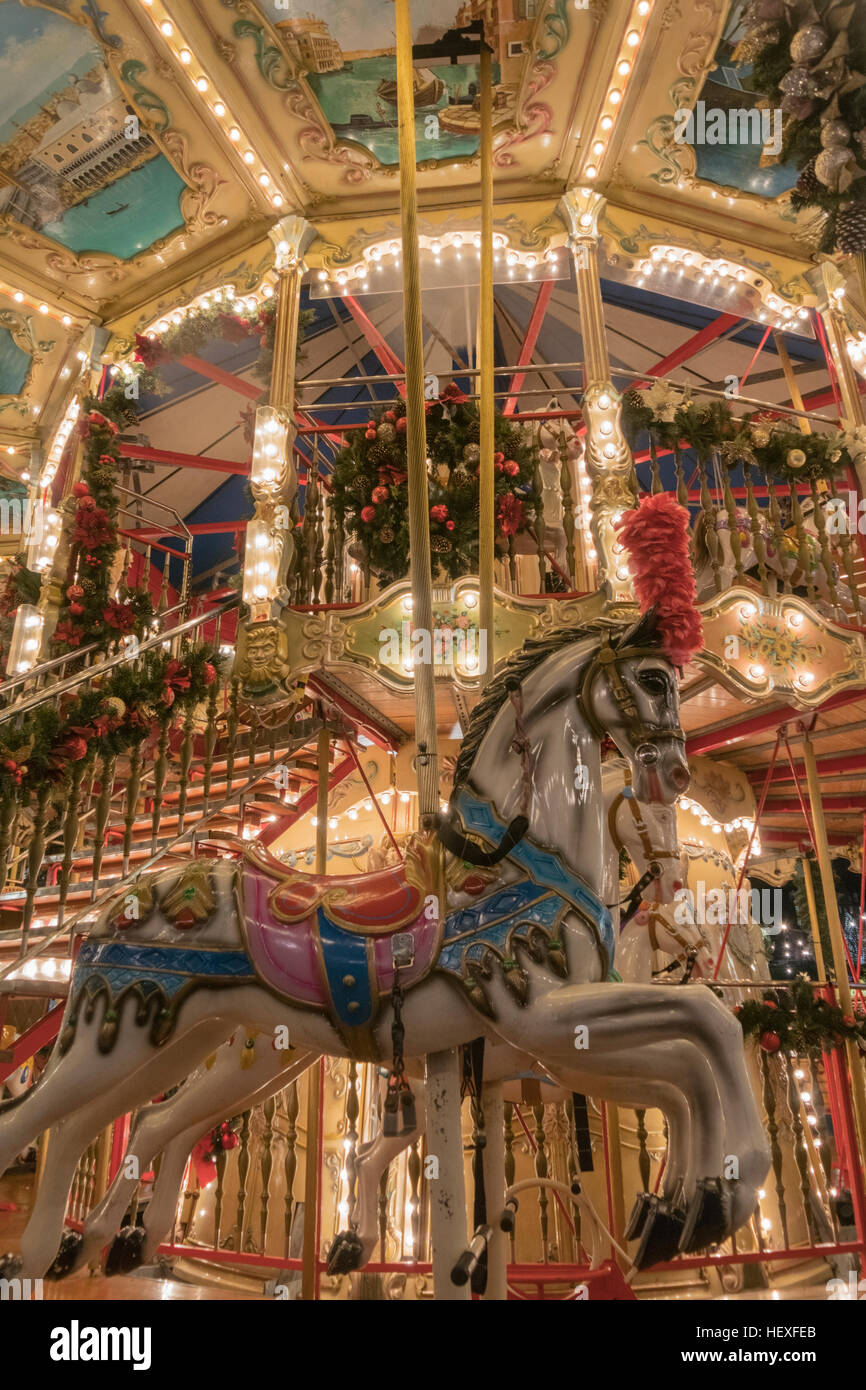 Carousel Fun Fair Horses High Resolution Stock Photography and Images ...