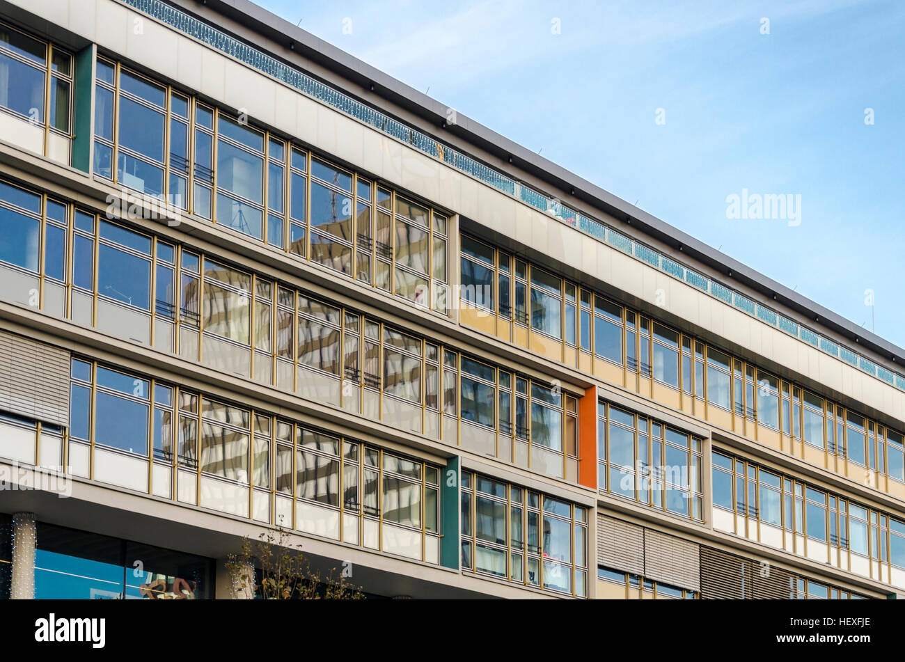 Outside exterior view of Bikini Berlin, shopping mall or concept mall ...