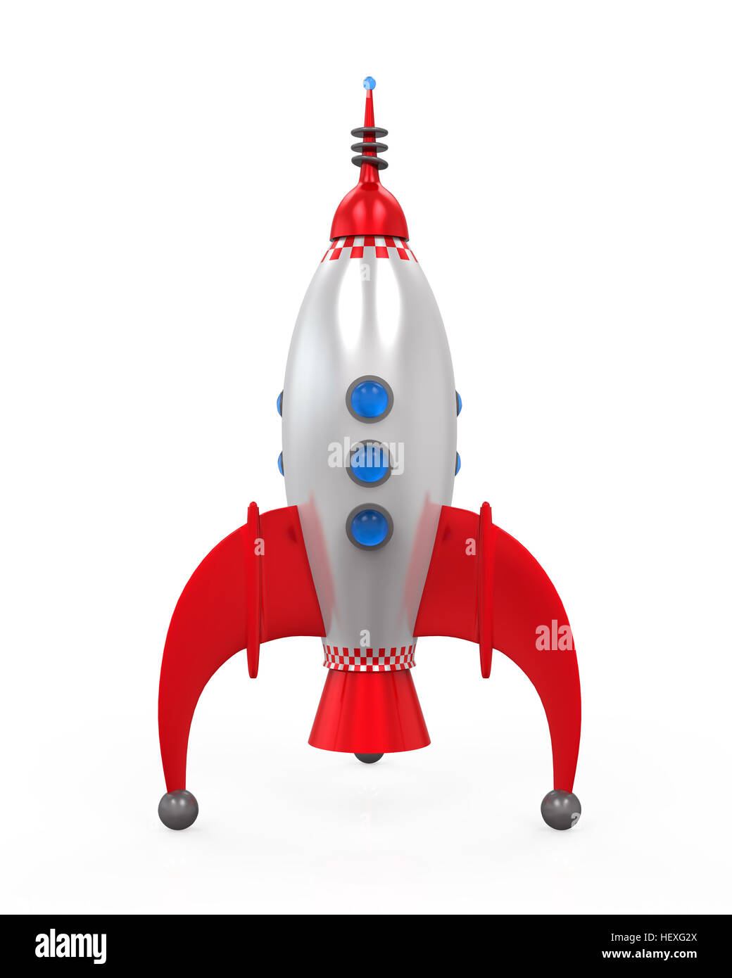 Rocket Space Ship Stock Photo - Alamy