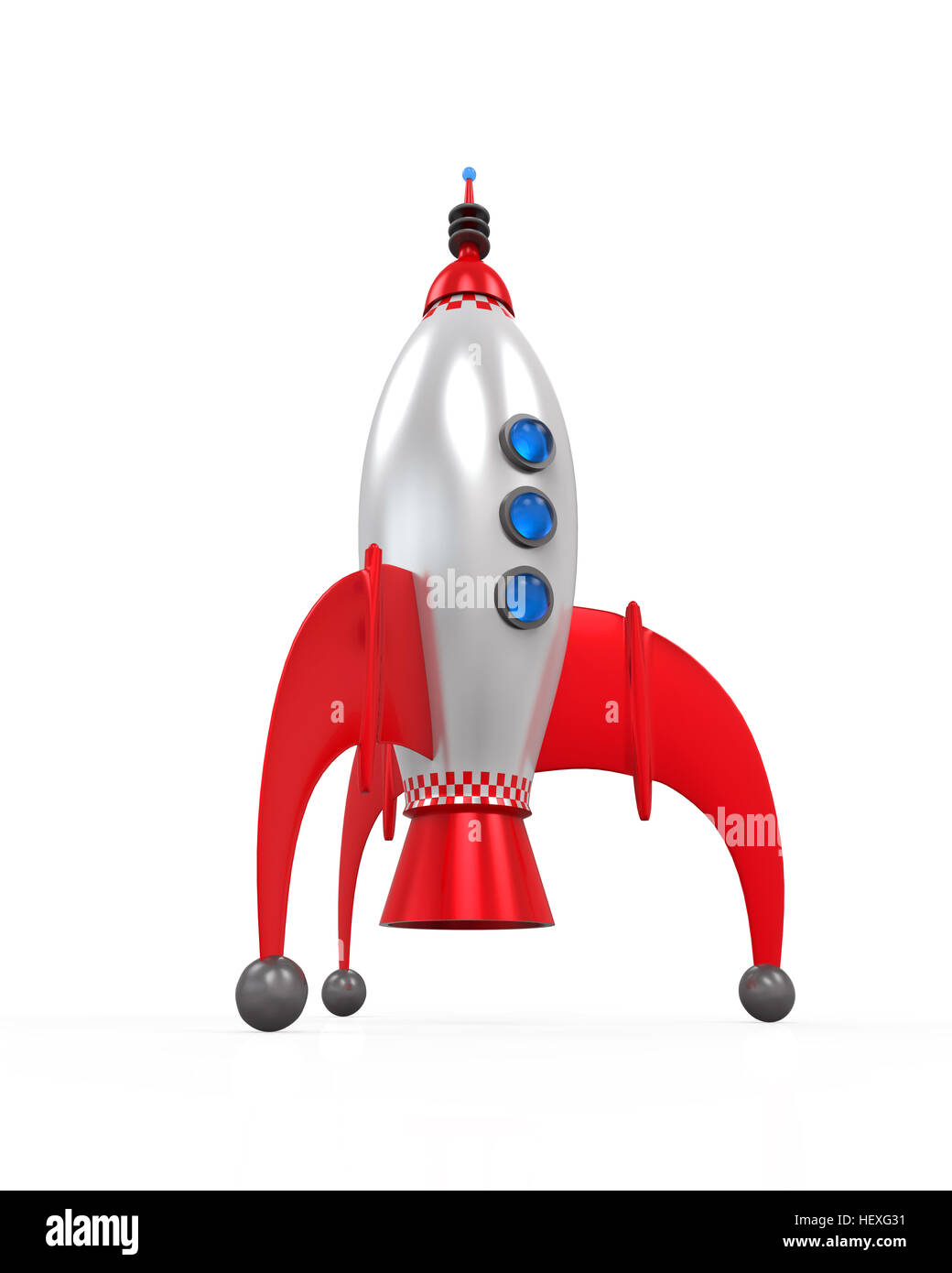 Rocket Space Ship Stock Photo - Alamy