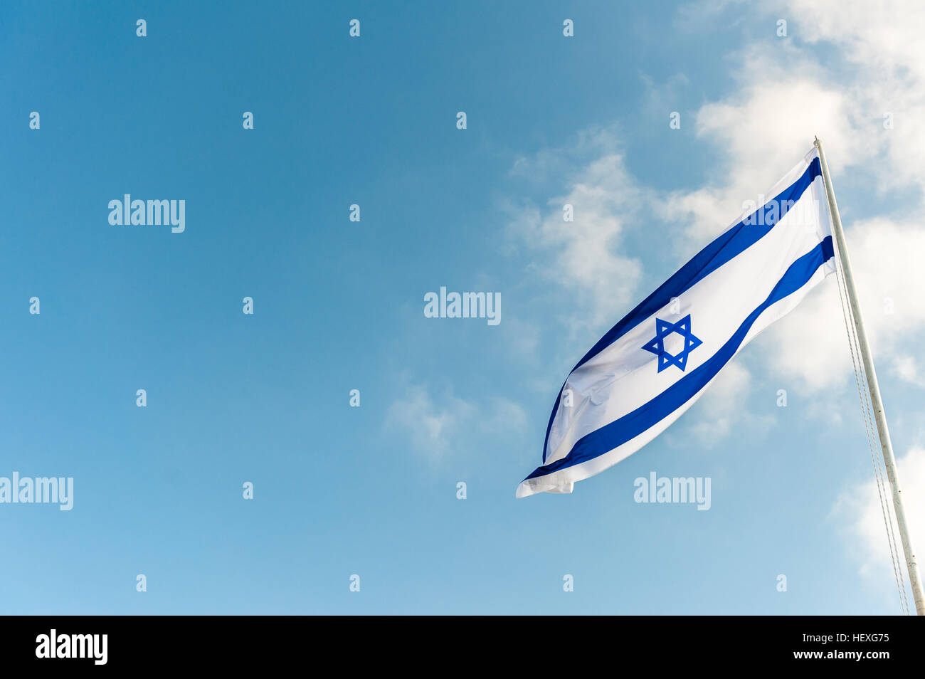 Israeli national flag hi-res stock photography and images - Alamy