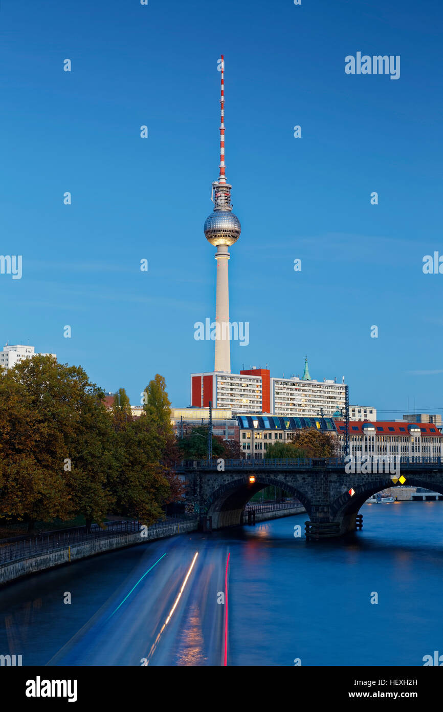 Germany, Berlin, view to television tower Stock Photo - Alamy
