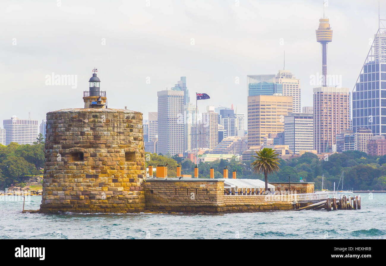 Fort Denison island in Sydney, Australia Stock Photo - Alamy
