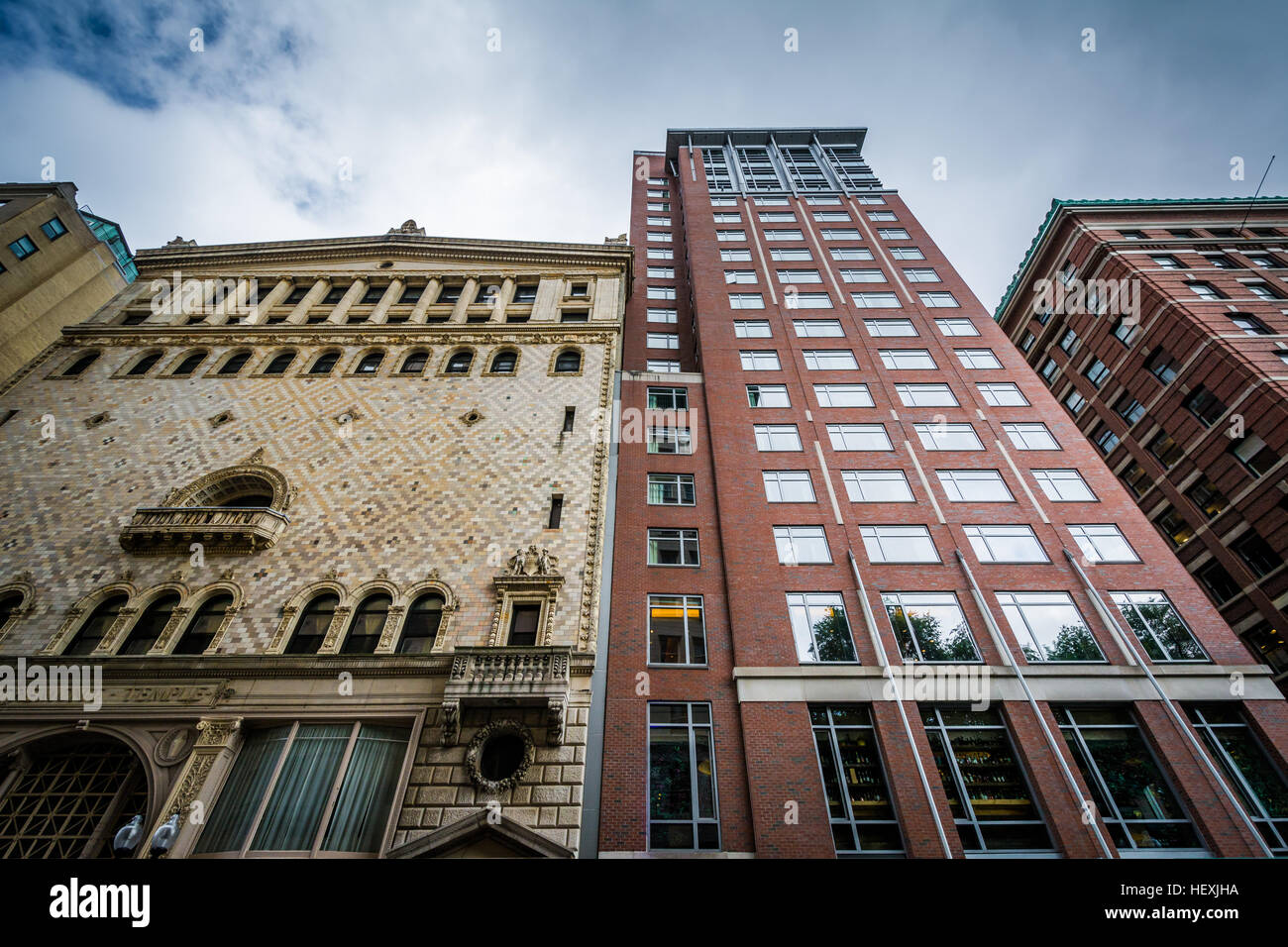 Buildings on Tremont Street, in Boston, Massachusetts Stock Photo - Alamy