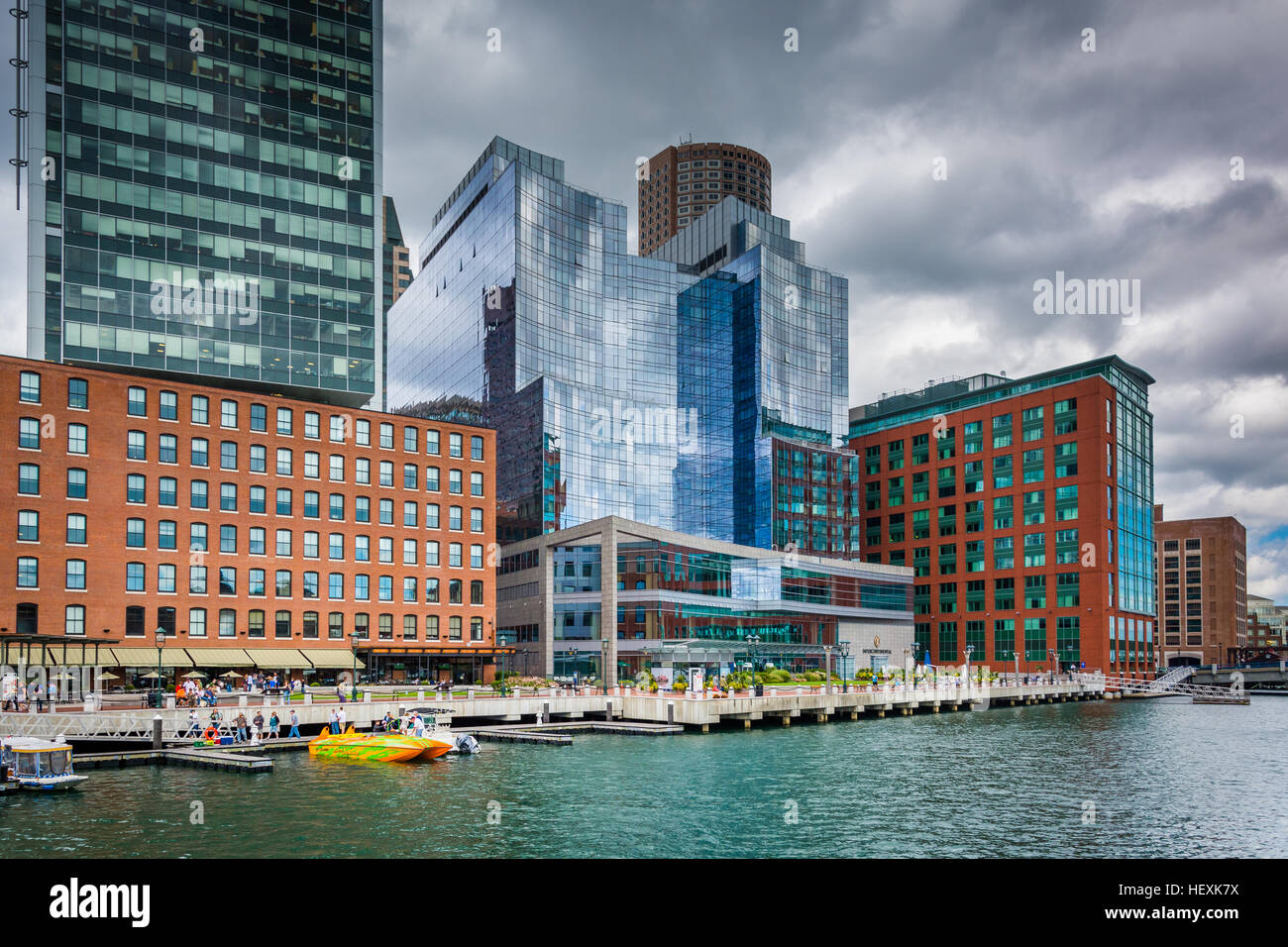 Old boston skyline hi-res stock photography and images - Alamy
