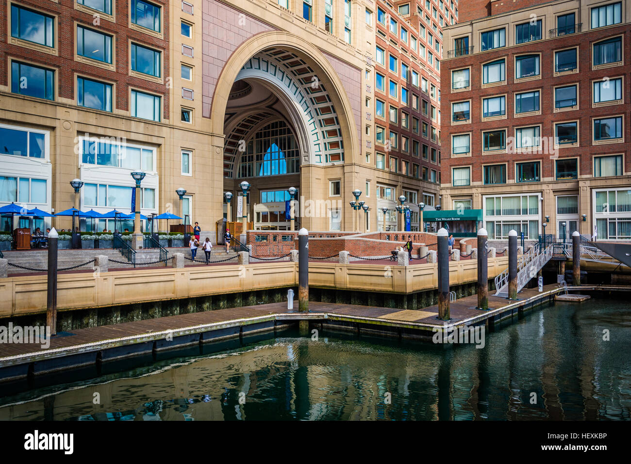 Rowes Wharf, in Boston, Massachusetts Stock Photo - Alamy