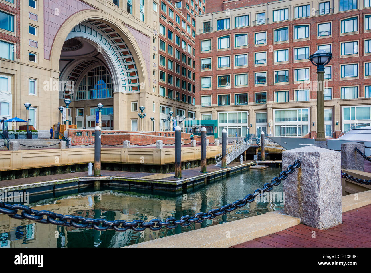 Rowes Wharf, in Boston, Massachusetts Stock Photo - Alamy