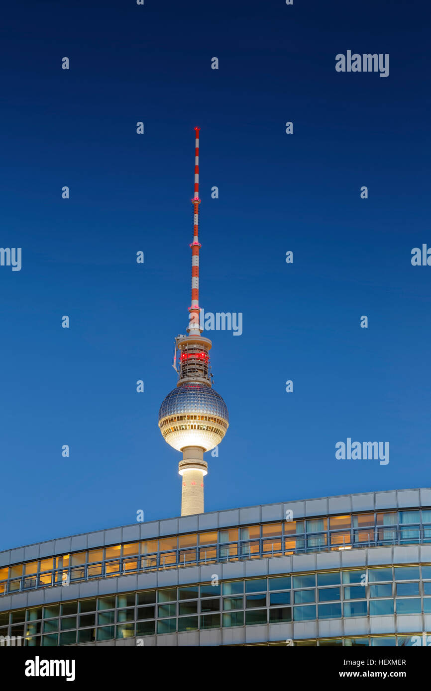 Germany, Berlin, view to television tower at Alexanderplatz Stock Photo - Alamy