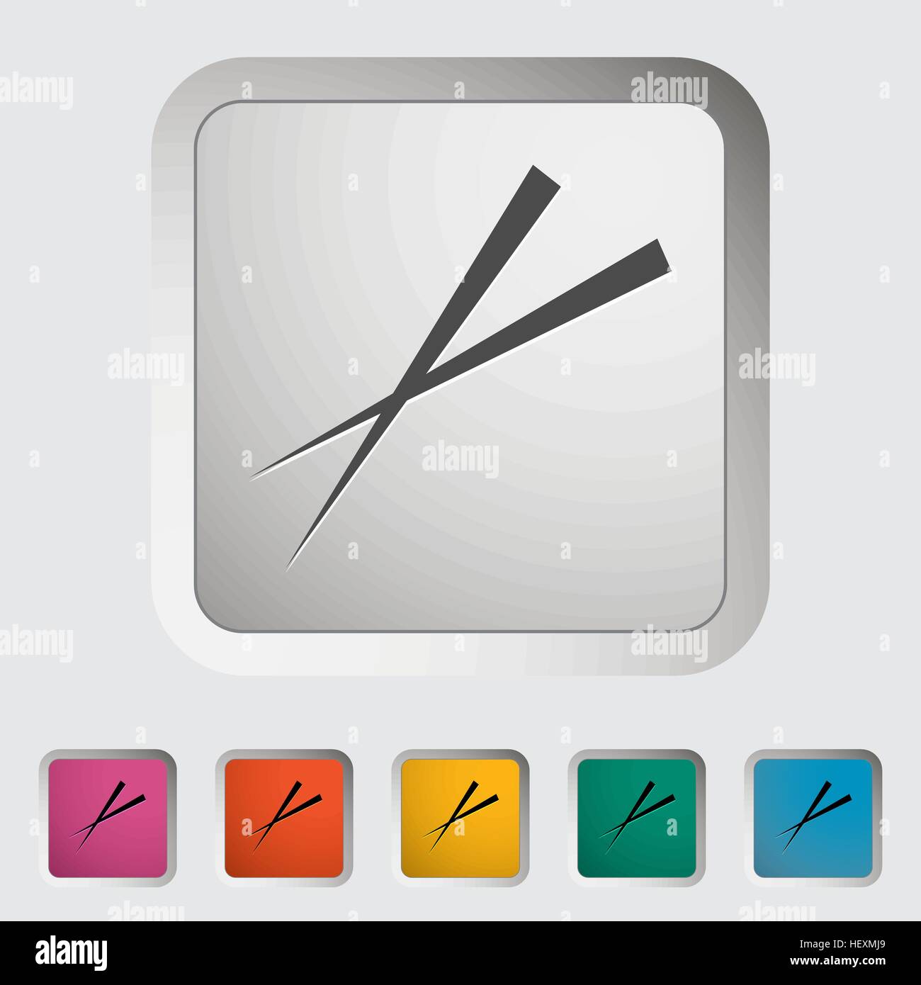 Chopsticks. Single icon. Vector illustration Stock Vector Image & Art ...