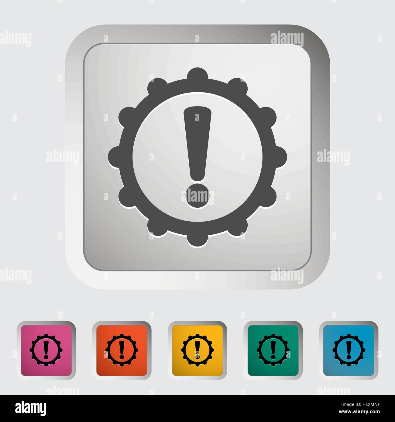 Faulty transmission. Single icon. Vector illustration Stock Vector ...