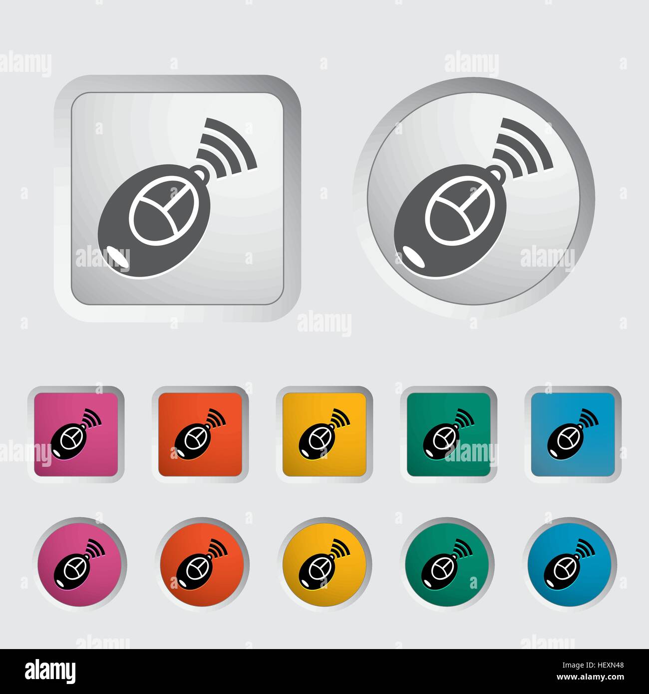 Car remote control icon. Vector illustration Stock Vector Image & Art ...