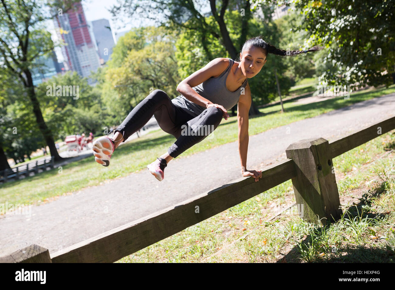 Jumping the fence hi-res stock photography and images - Alamy