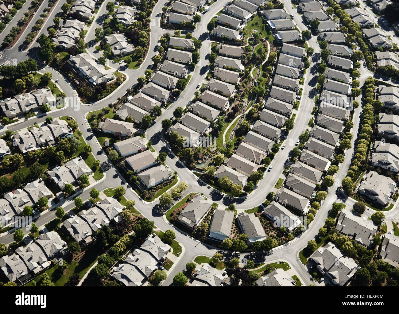 Aerial california suburbs hi-res stock photography and images - Alamy
