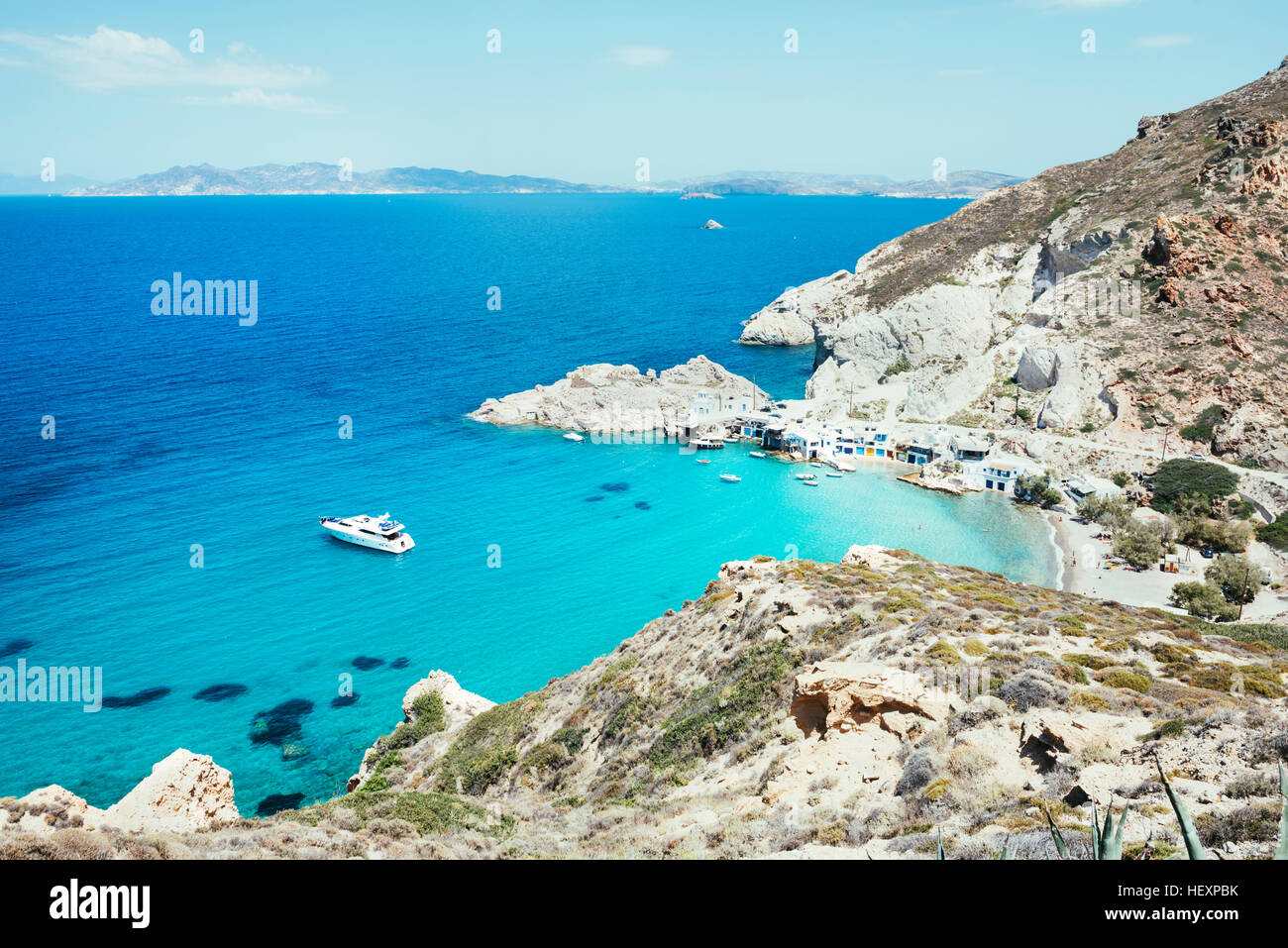 Firopotamos beach milos hi-res stock photography and images - Alamy