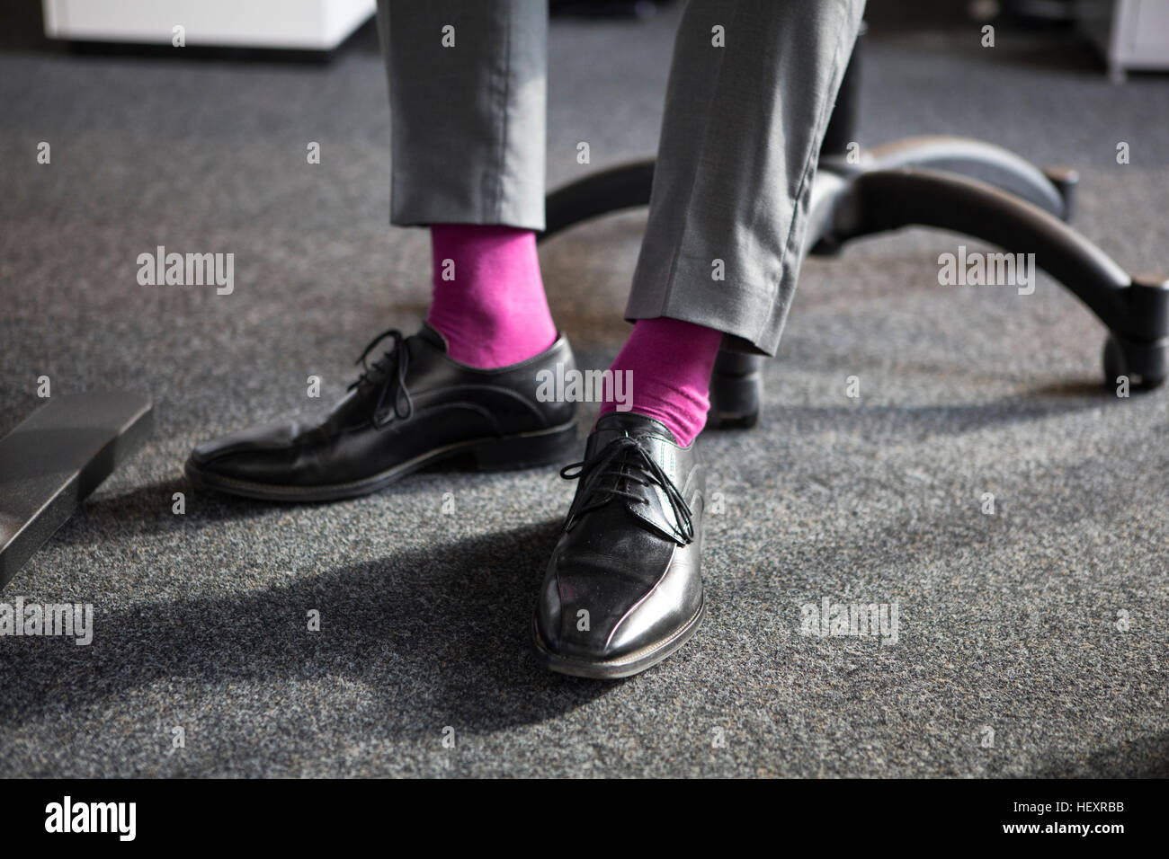 Businessman in socks hi-res stock photography and images - Alamy