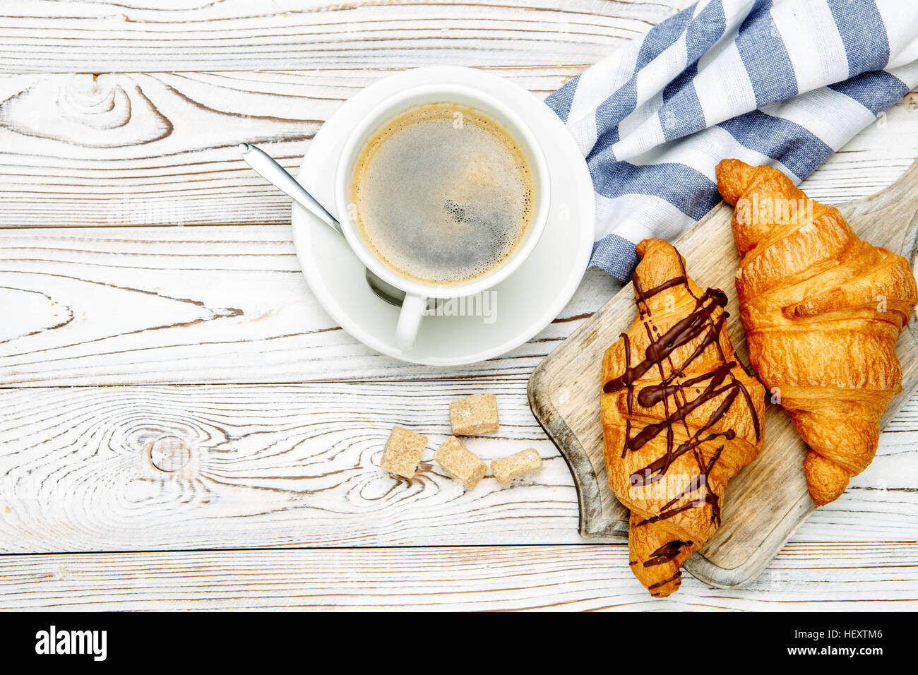 Traditionally french croissants cutting hi-res stock photography and ...