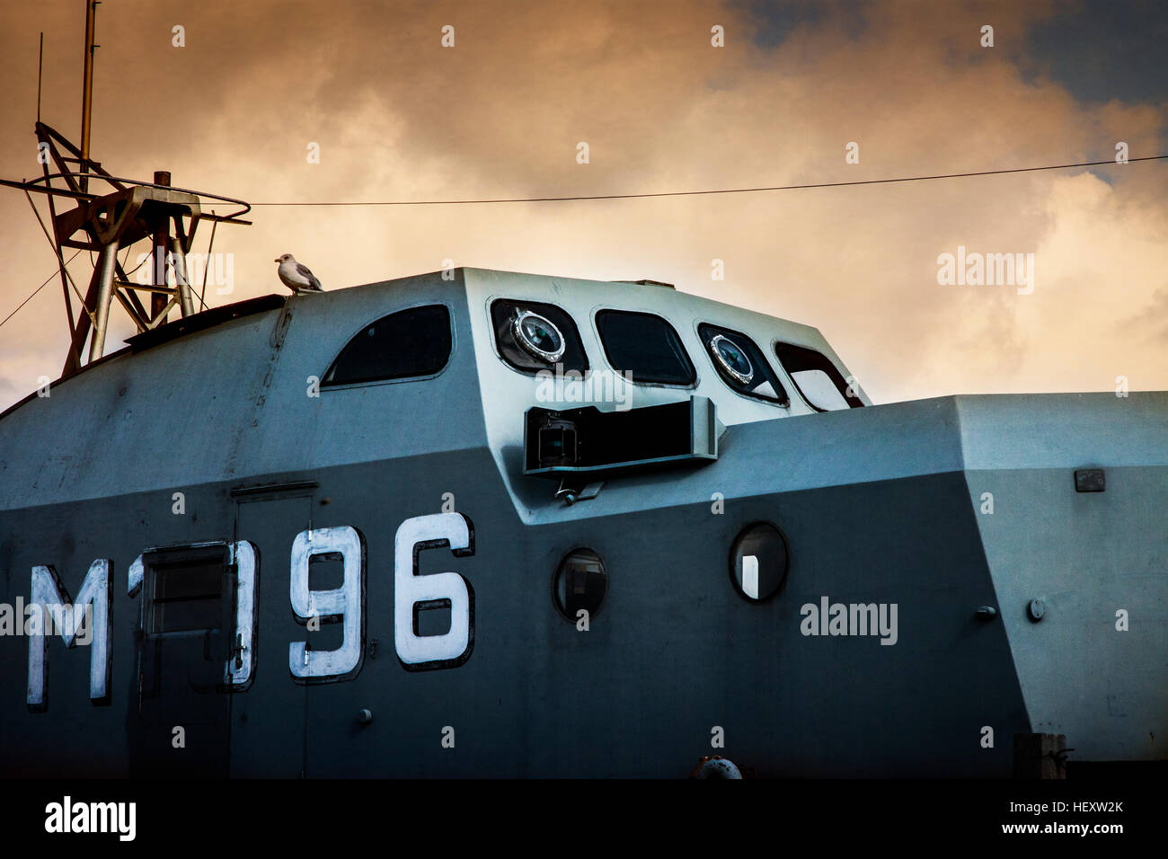 Schutze class type 340-341 Minesweeper Stock Photo - Alamy
