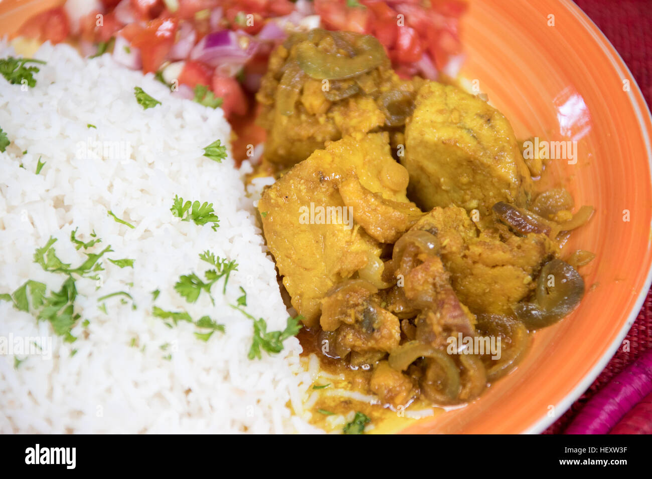 Vindaye de Poisson or fish vindaloo at Chez Maryse, Blue Bay, Mauritius ...