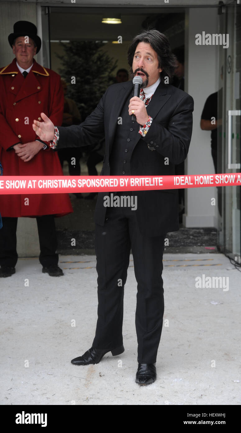 Katie Piper opens the Ideal Home Show at Christmas 2016 at Olympia ...