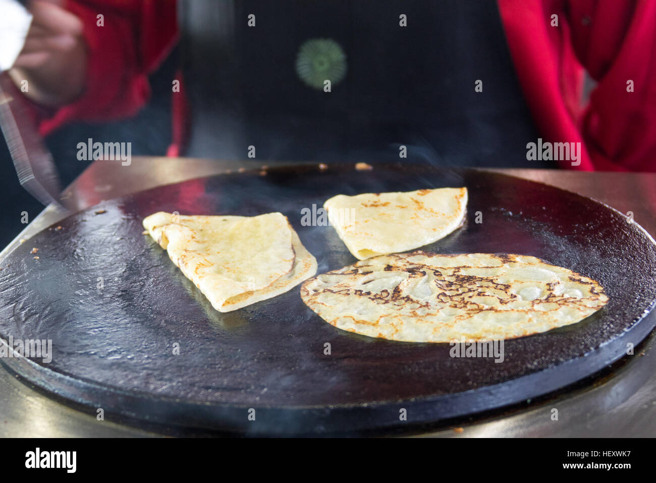 Breakfast crepes, Sofitel SO, Mauritius Stock Photo - Alamy