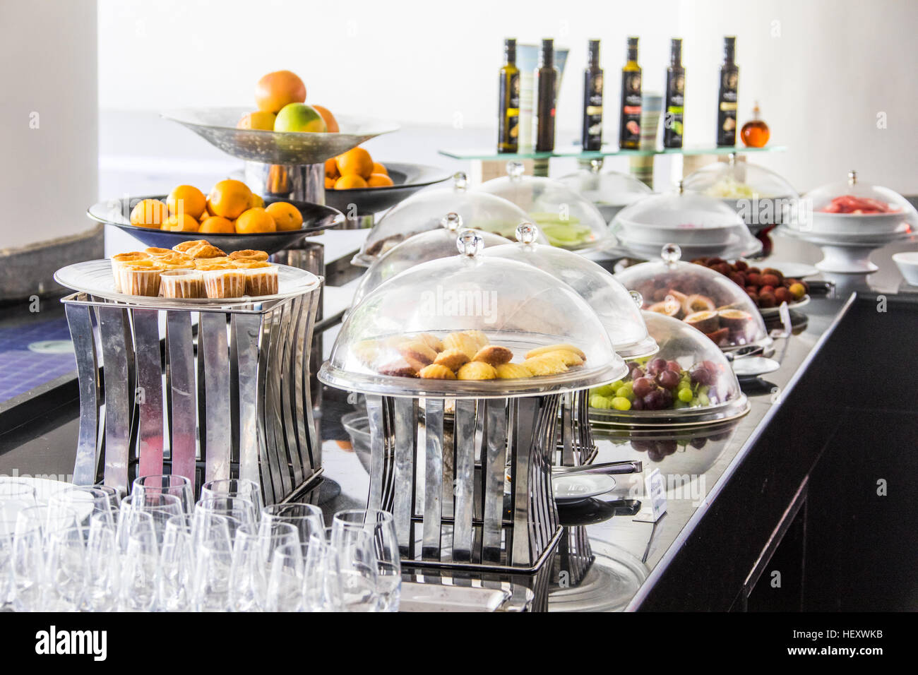 Breakfast buffet at Sofitel SO, Mauritius Stock Photo - Alamy