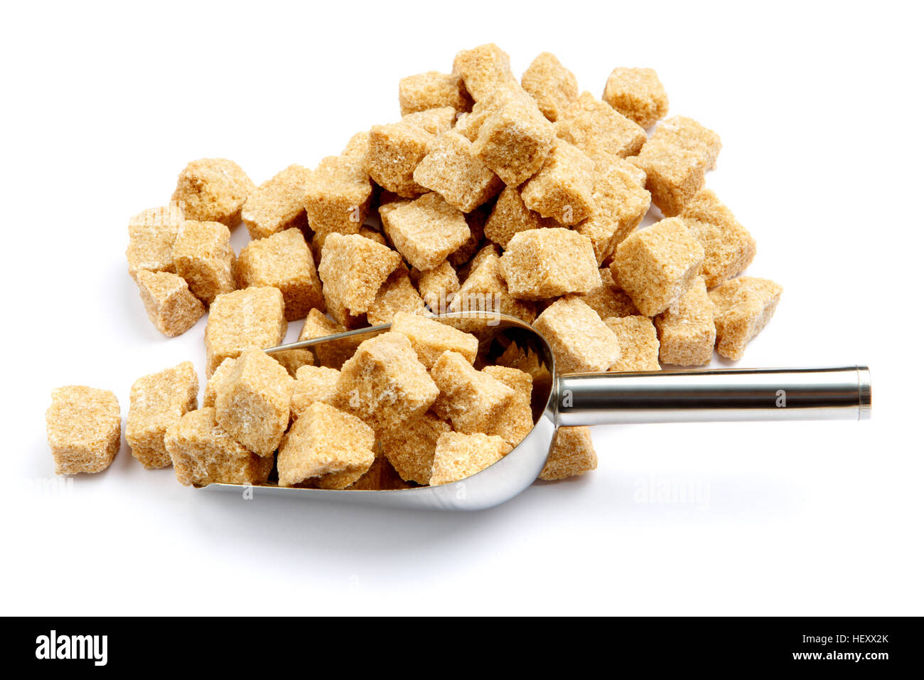 Lump sugar studio shot background Cut Out Stock Images & Pictures - Alamy