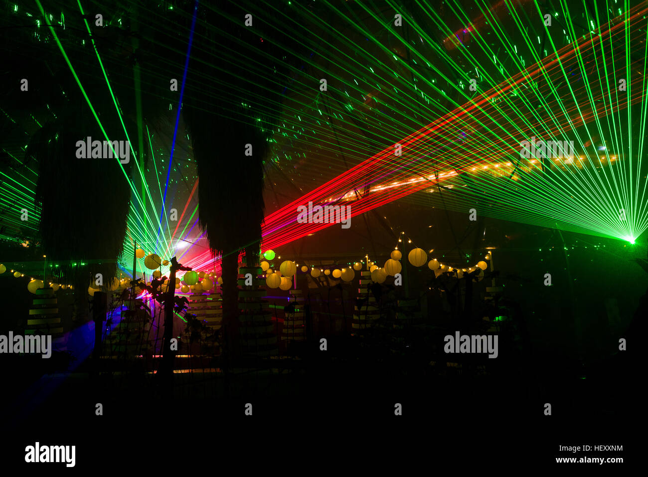 Eden Project Light and Sound Event, Eden Project, Cornwall, UK taken ...