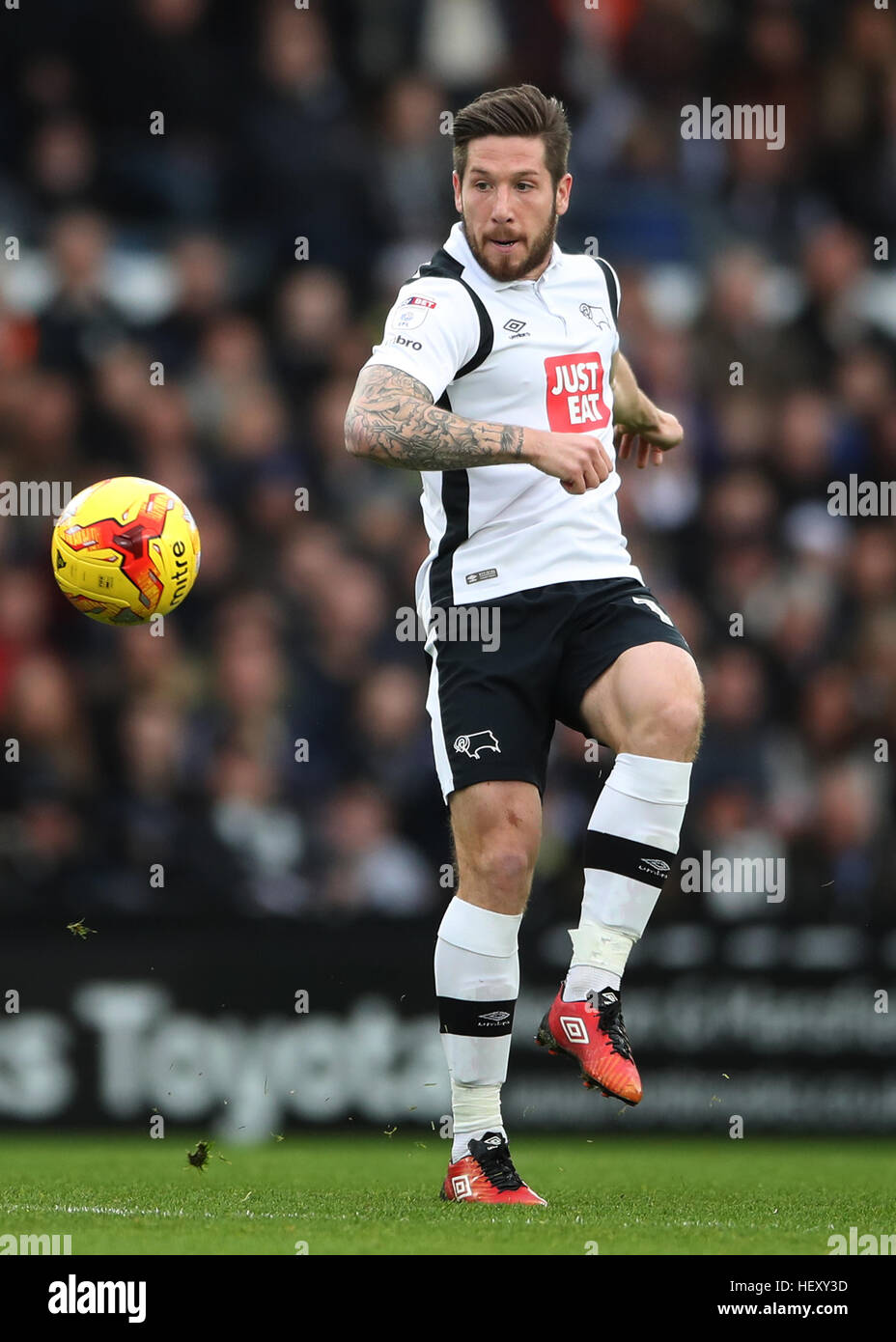 Derby County's Jacob Butterfield Stock Photo - Alamy