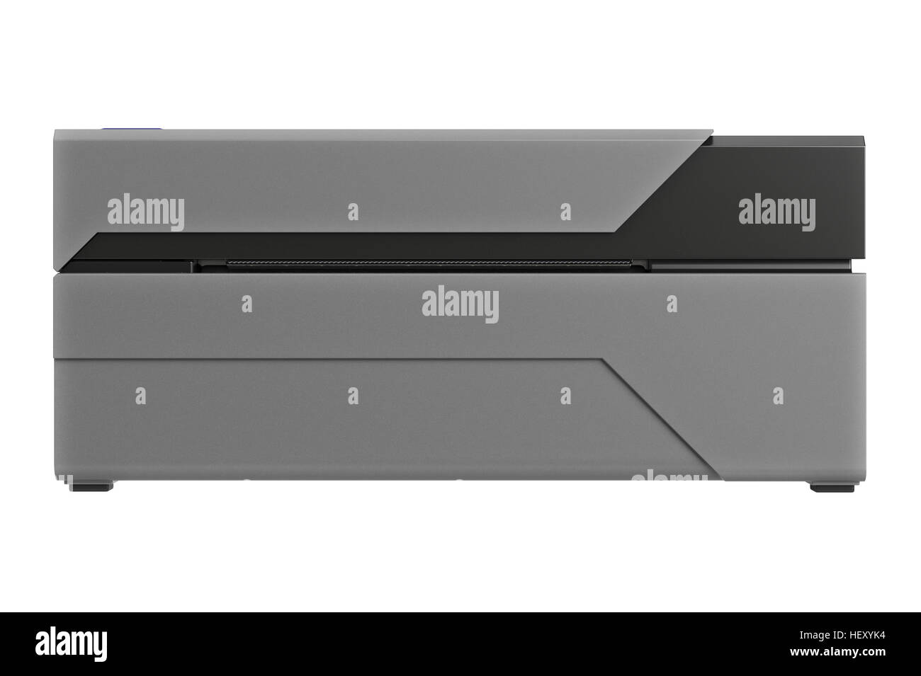 Barcode printer register office electronic, front view. 3D illustration ...