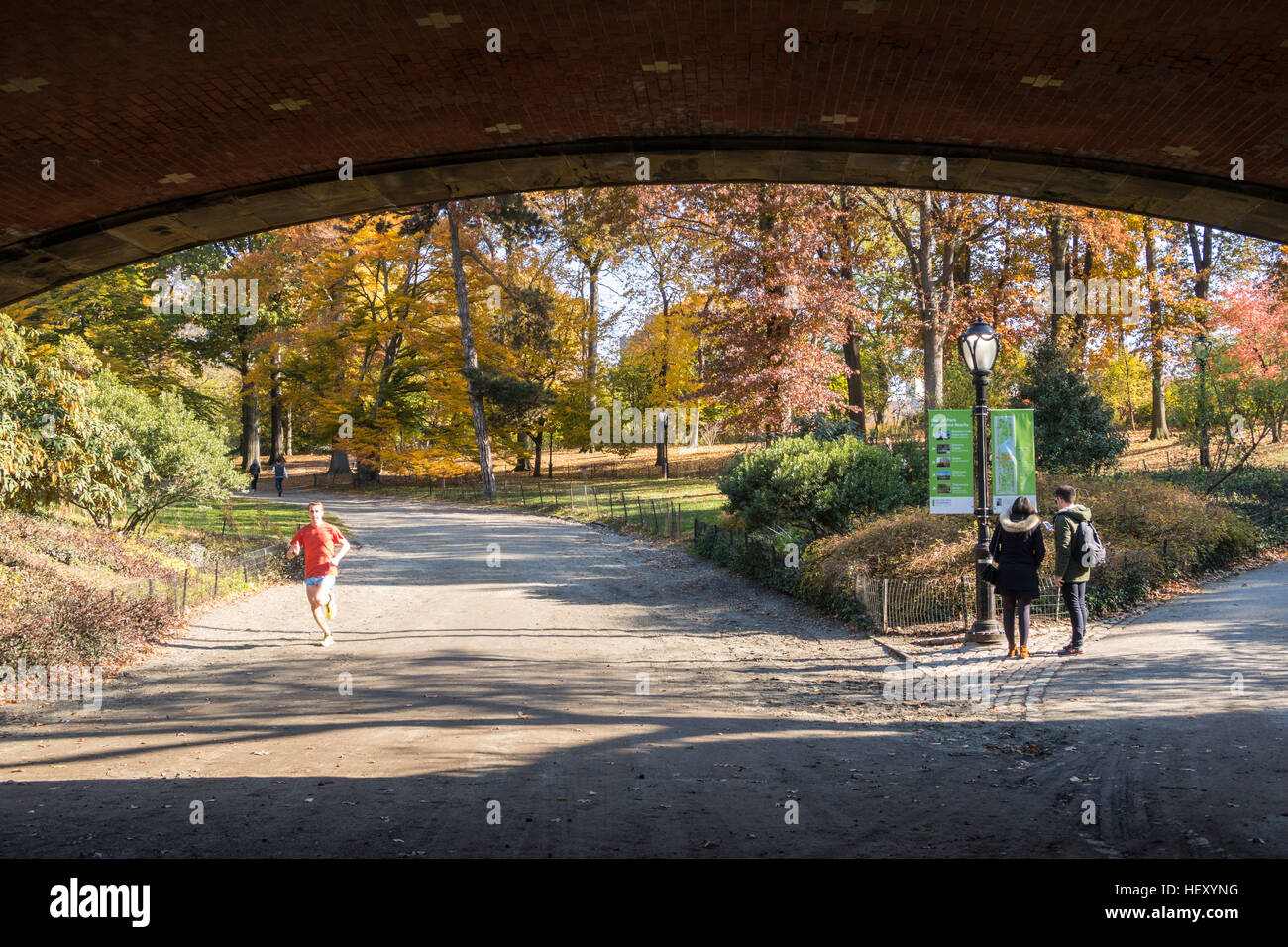 Winterdale Arch in Central Park, NYC, USA Stock Photo - Alamy