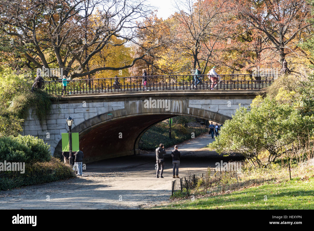 Winterdale Arch in Central Park, NYC, USA Stock Photo - Alamy