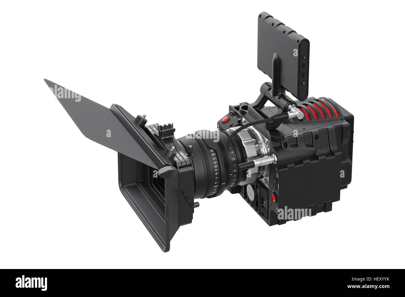 Camera video modern optical device. 3D rendering Stock Photo - Alamy