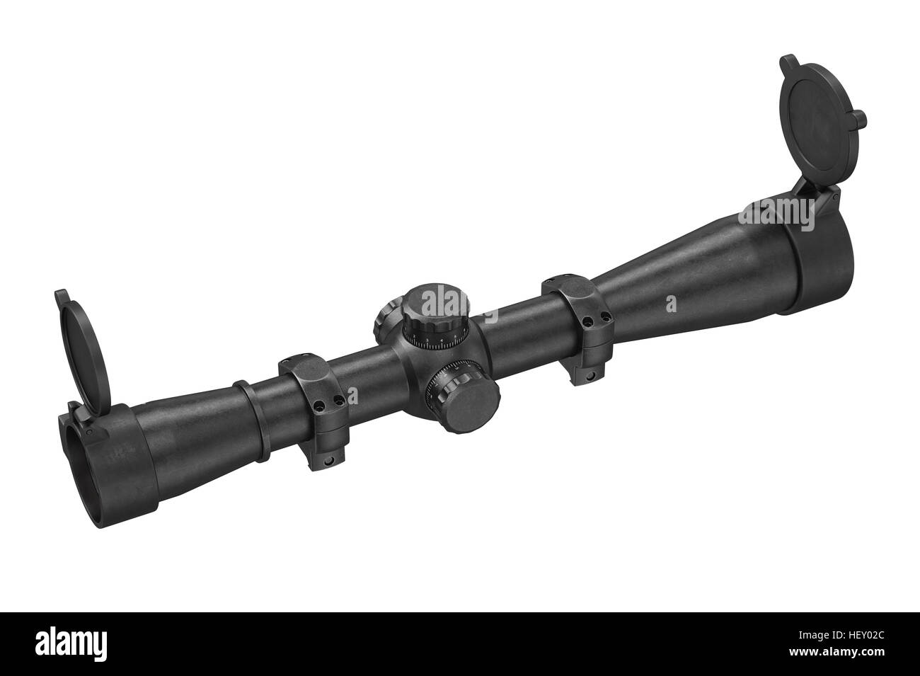 Scope optical sniper aiming device. 3D rendering Stock Photo - Alamy