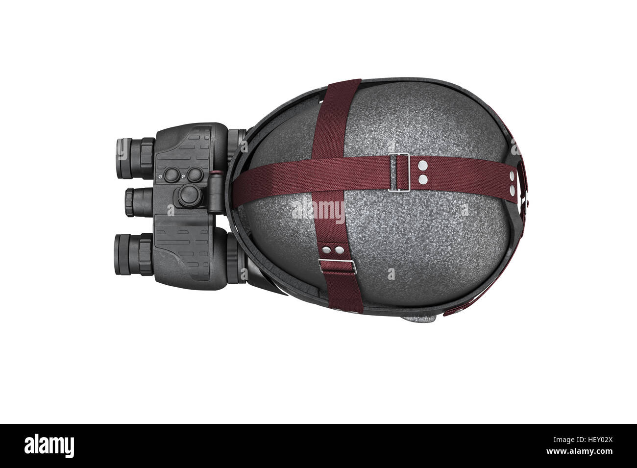 Night vision black professional technology, top view. 3D rendering ...