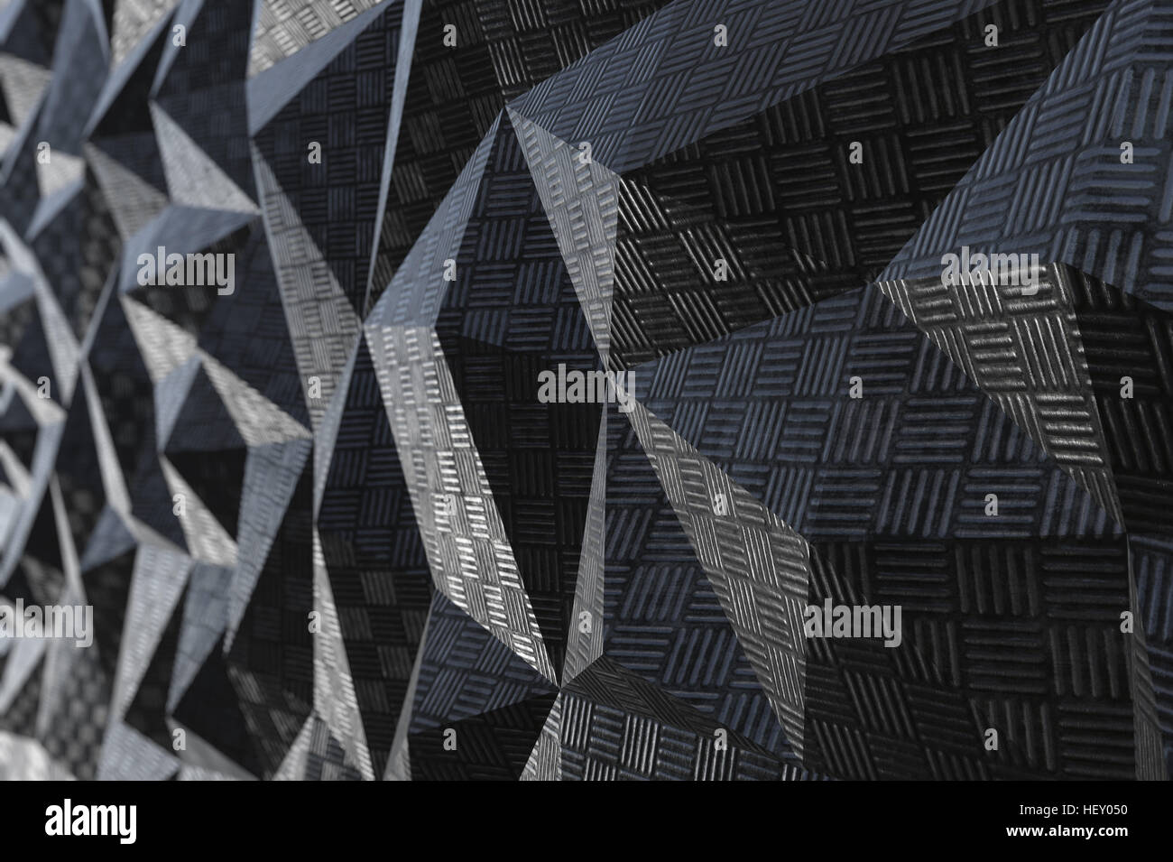 Metallic pattern abstract geometric background Stock Photo - Alamy