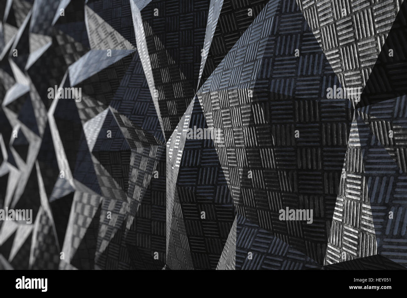 Metallic pattern abstract geometric background Stock Photo - Alamy