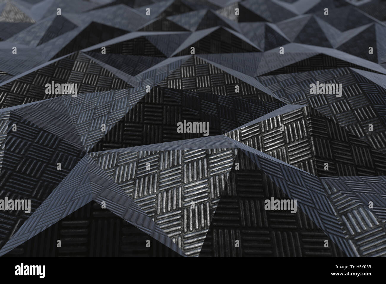 Metallic pattern abstract geometric background Stock Photo - Alamy