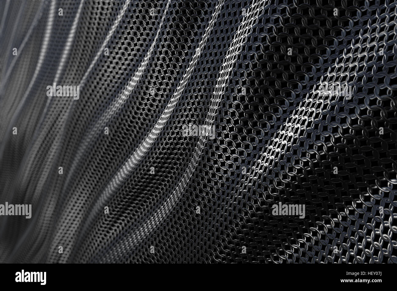 Dark metallic chain armor abstract soft background Stock Photo - Alamy