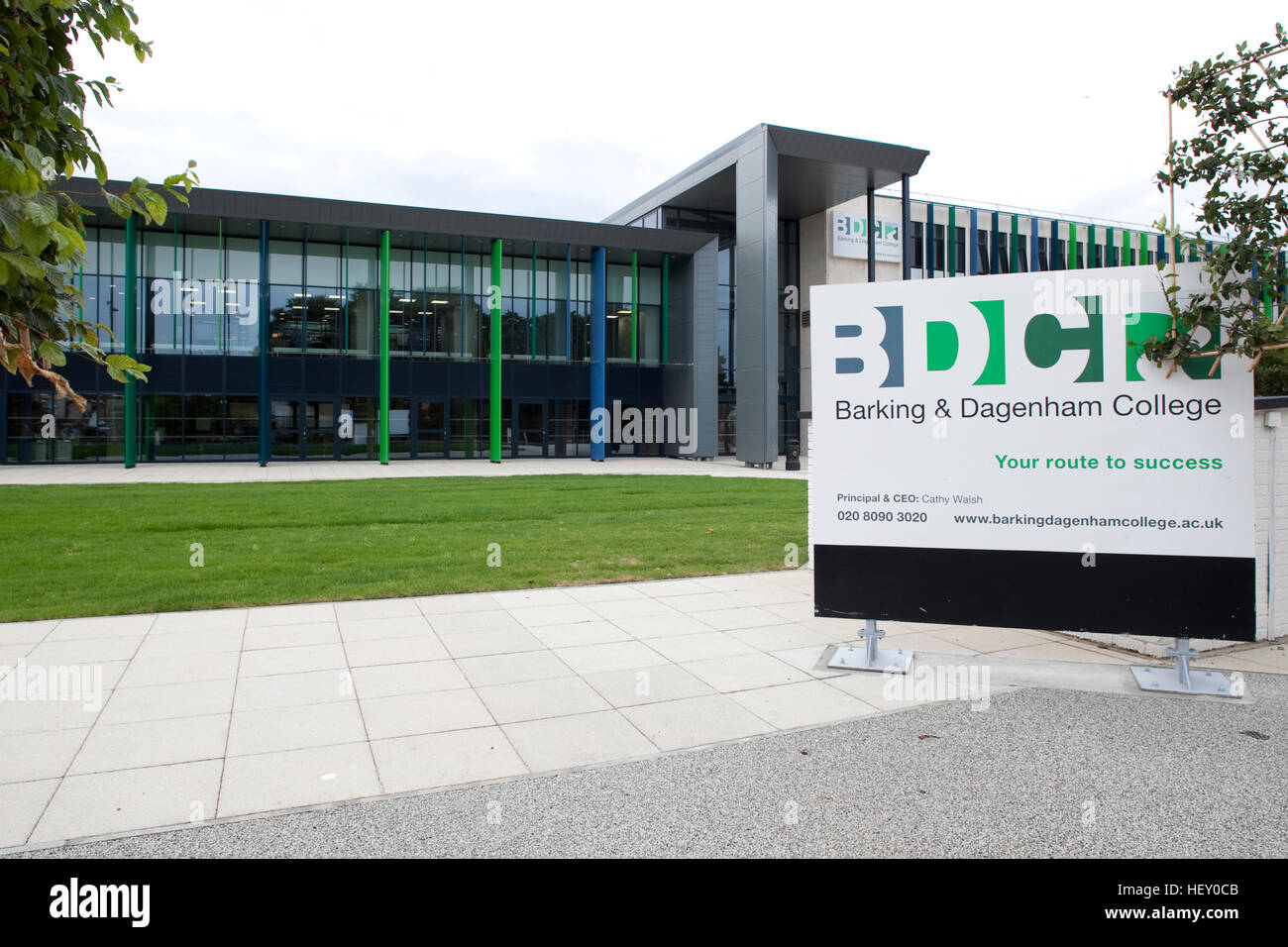 Barking and Dagenham College London Romsey BDC Stock Photo - Alamy