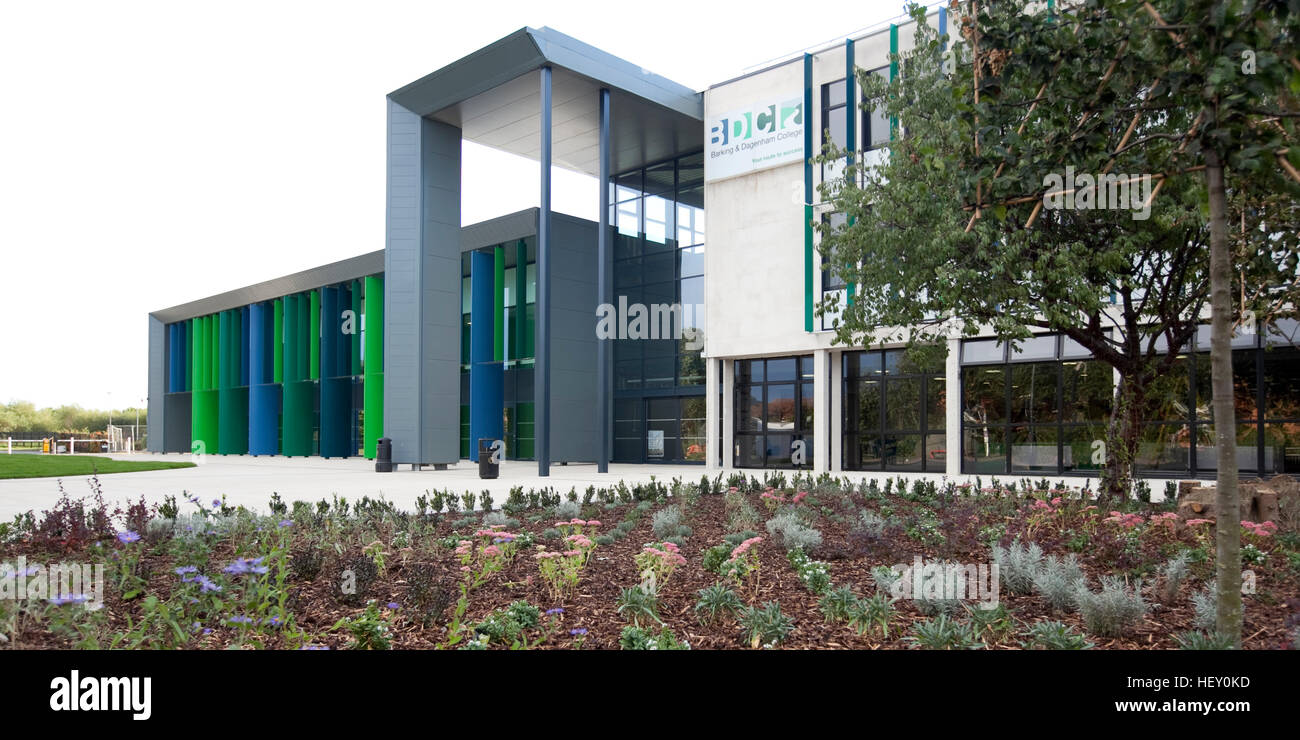 Barking and Dagenham College London Romsey BDC Stock Photo - Alamy